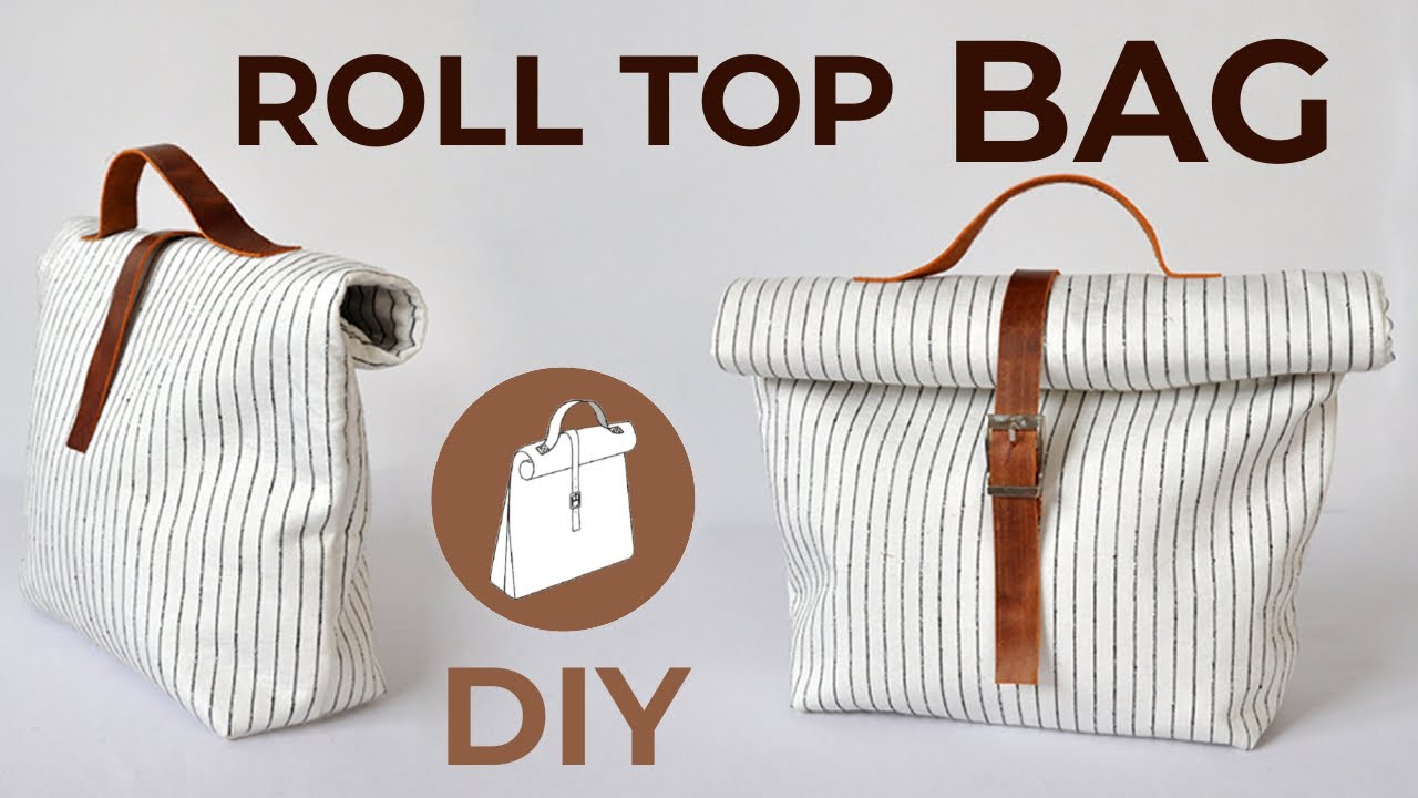 Johny Roll Up Bag I DIY Sewing Tutorial + Sewing Pattern - YouTube