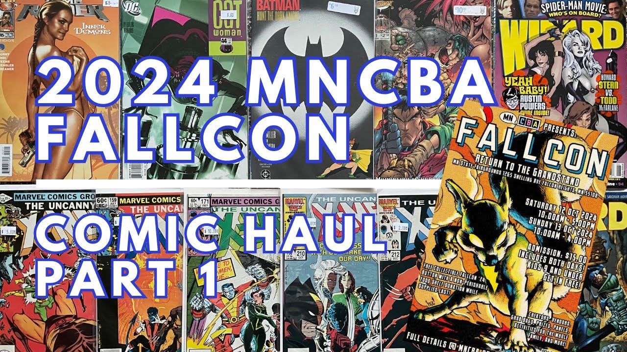 Fallcon 2024 Comic Convention Recap and Haul Part 1 | Comic Convention | Minnesota Comic Geek ...