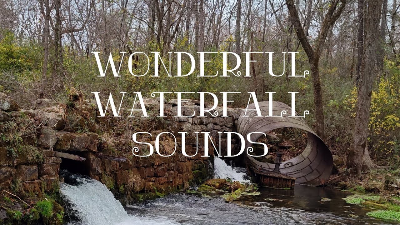 ASMR • Waterfall Sounds • No Talking • Nature Therapy • Boze Mill ...