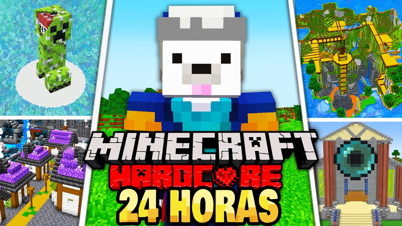 Sobreviví 24 Horas en Minecraft Hardcore [PELICULA COMPLETA] - YouTube