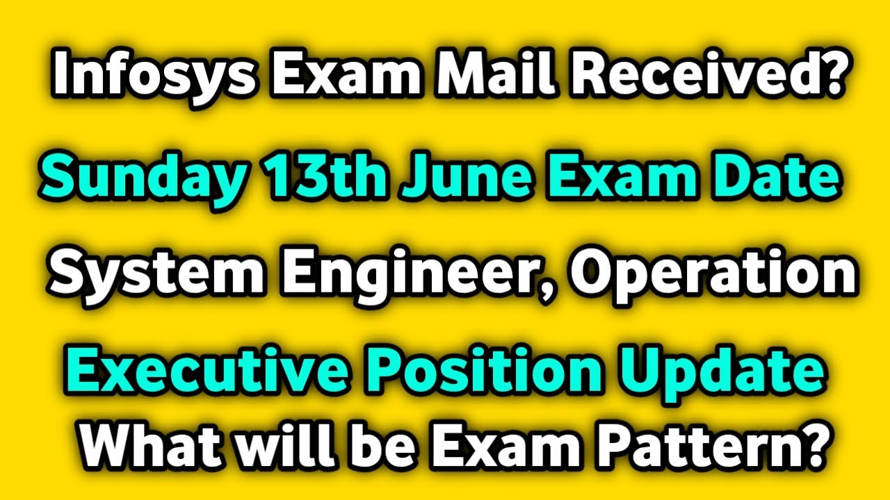 Infosys Exam Pattern, Syllabus, Marking 🔴Infosys Operation Executive ...