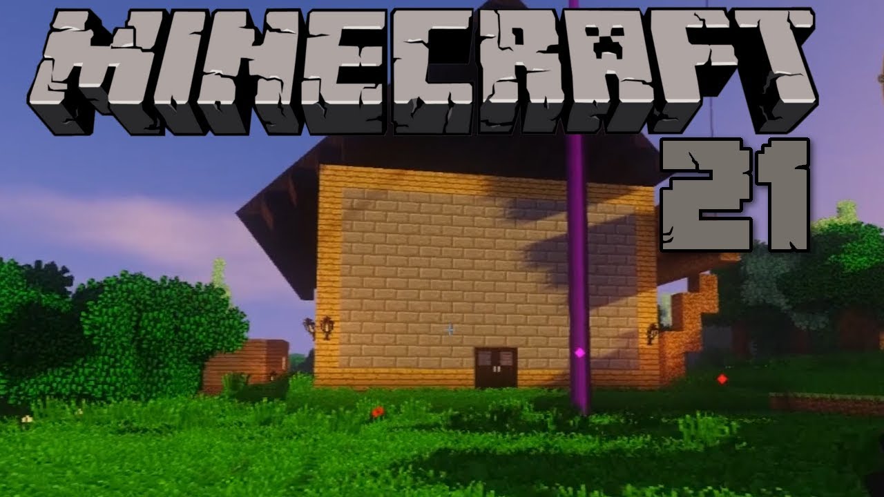 MINECRAFT: AFTER HUMANS [021] - Dach + Terraforming - YouTube