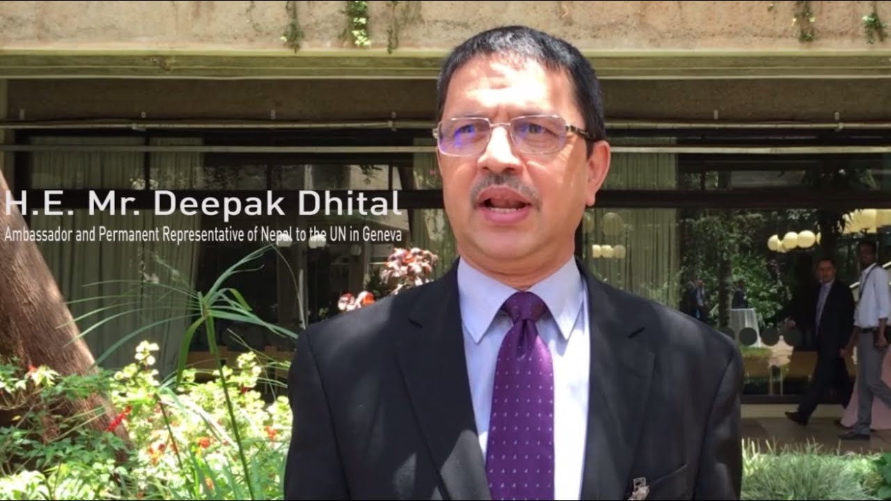 H E Mr. Deepak Dhital on why UNEA2 is important - YouTube