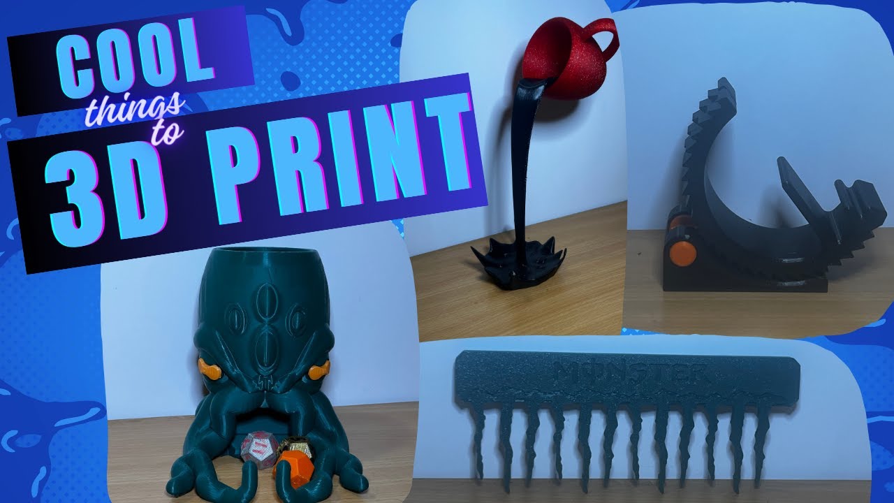 Cool Things to Print with a 3D Printer #3dprinting #dicetower #monster ...