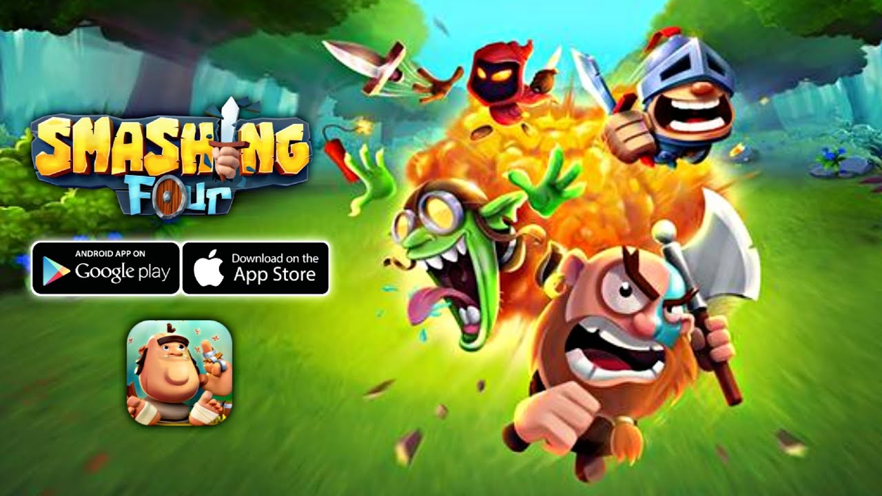 Smashing Four : PvP Hero Bump - Android Gameplay - YouTube