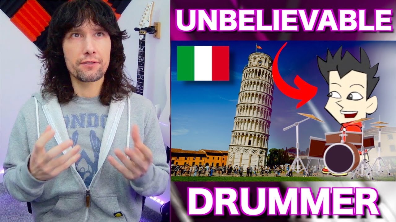 THIS is an UNBELIEVABLE Italian drummer (for all the WRONG reasons ...