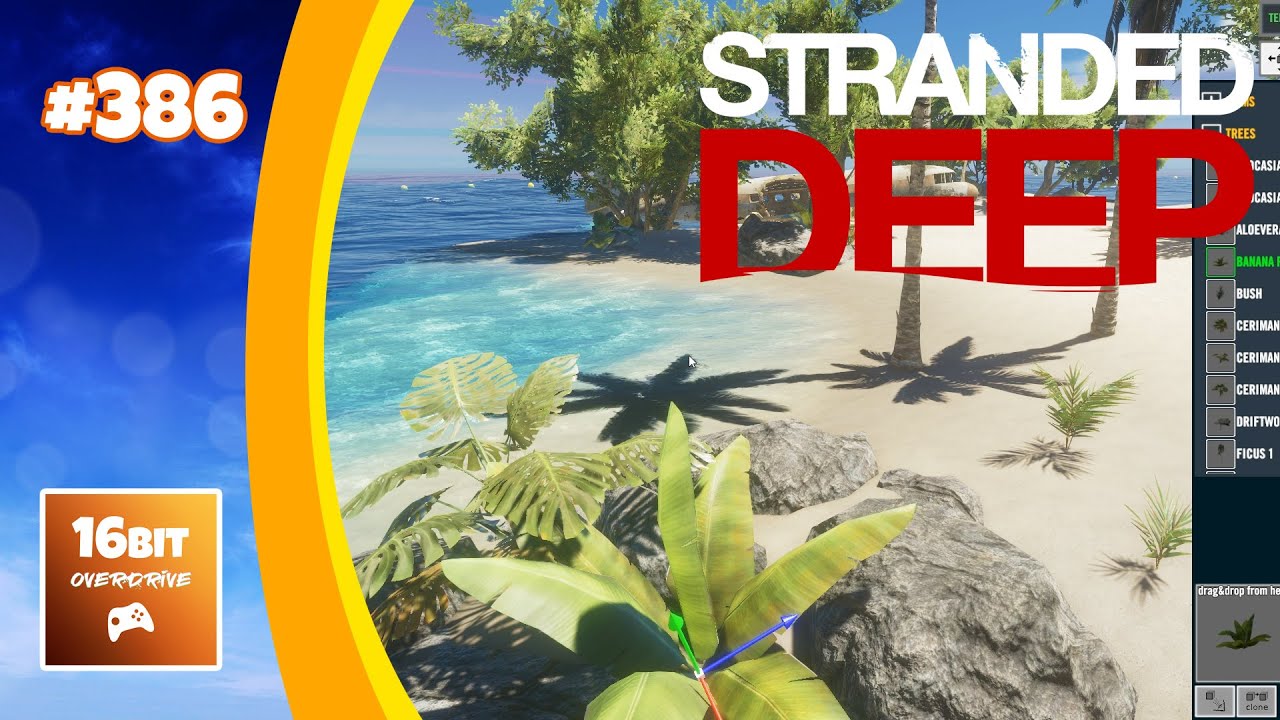 Stranded Deep: Advanced Map Creation - Finishing the Beach #386 - YouTube