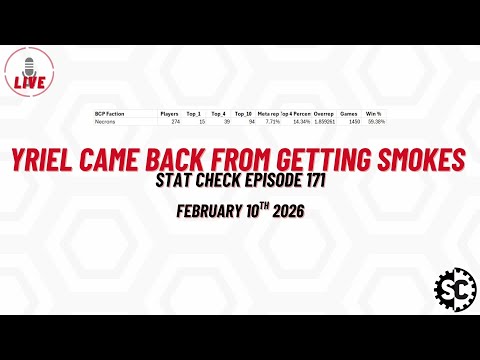 Yriel Came Back From Getting Smokes - Stat Check 171 - February 10th 2026