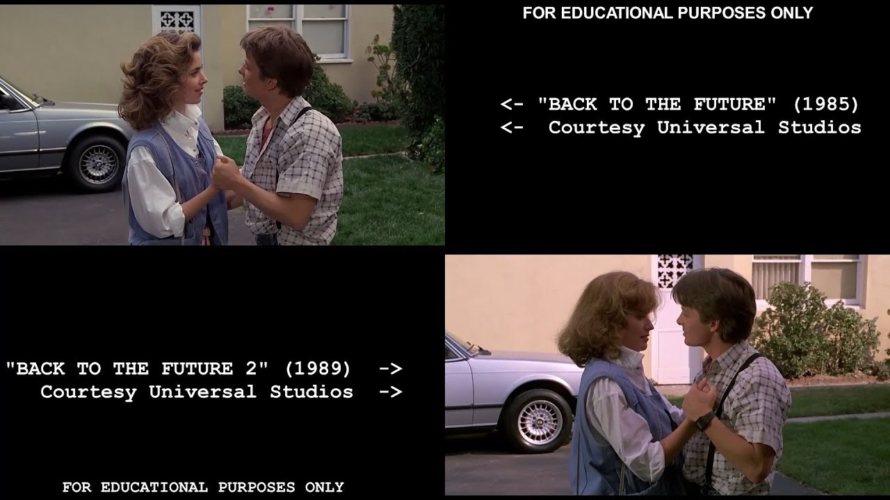 Time Travel 101: Back to the Future (1985) Ending synchronized with ...