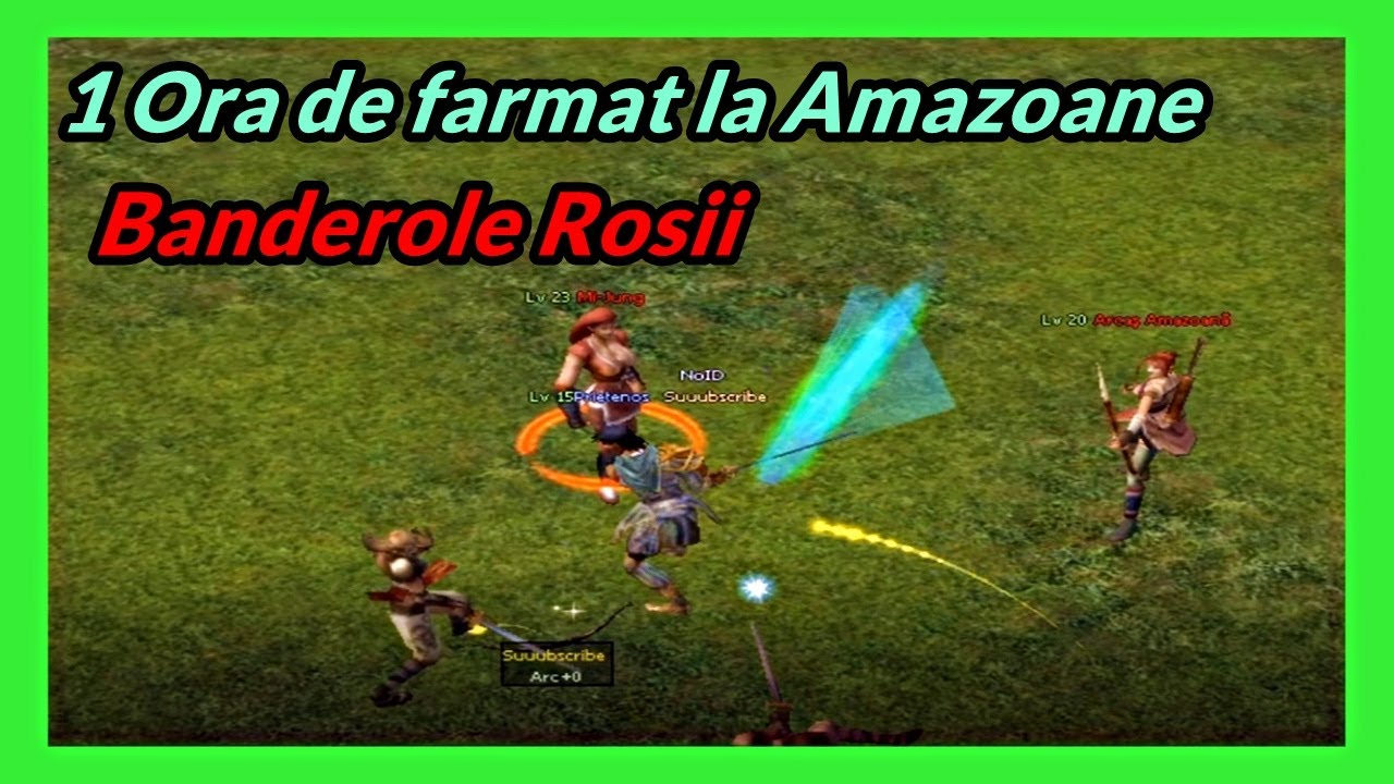 1 Ora de farmat Banderole Rosii : Metin2.ro Romania - YouTube