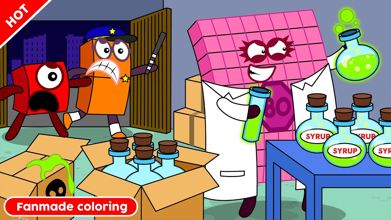 Beware of Fake Medicine, NB 1 2 | Numberblocks Fanmade Coloring Story ...
