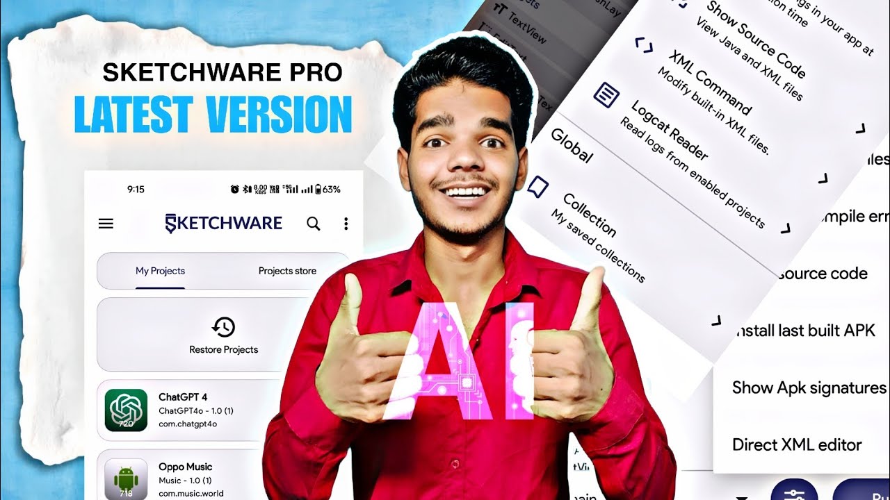 Sketchware Pro Latest Version 2024 | AI Features 🔥 | Droid Dev Coach ...