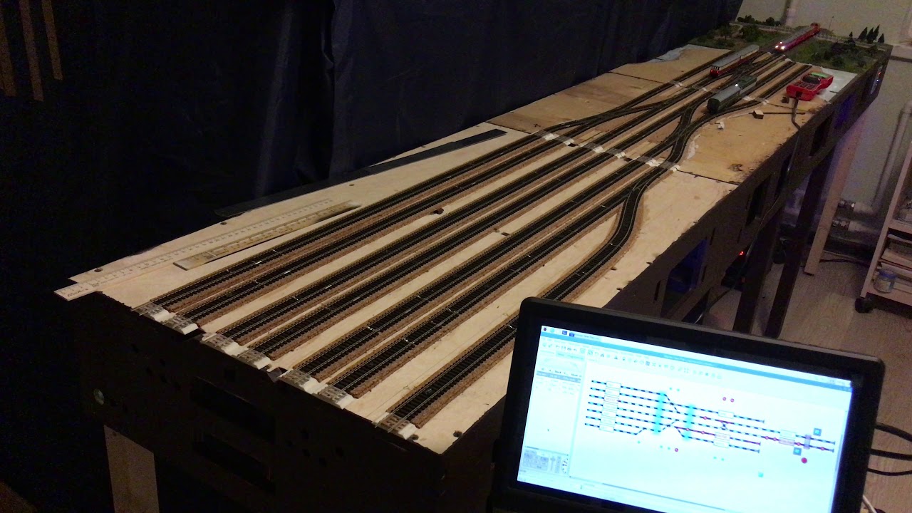 Testing a modular train station - YouTube