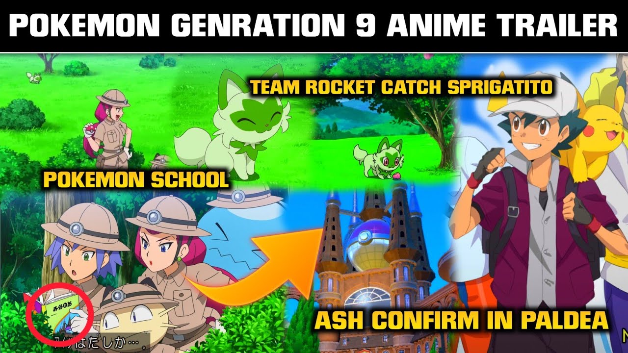 Pokemon Scarlet And Violet Anime Trailer !! Breakdown In Hindi ...