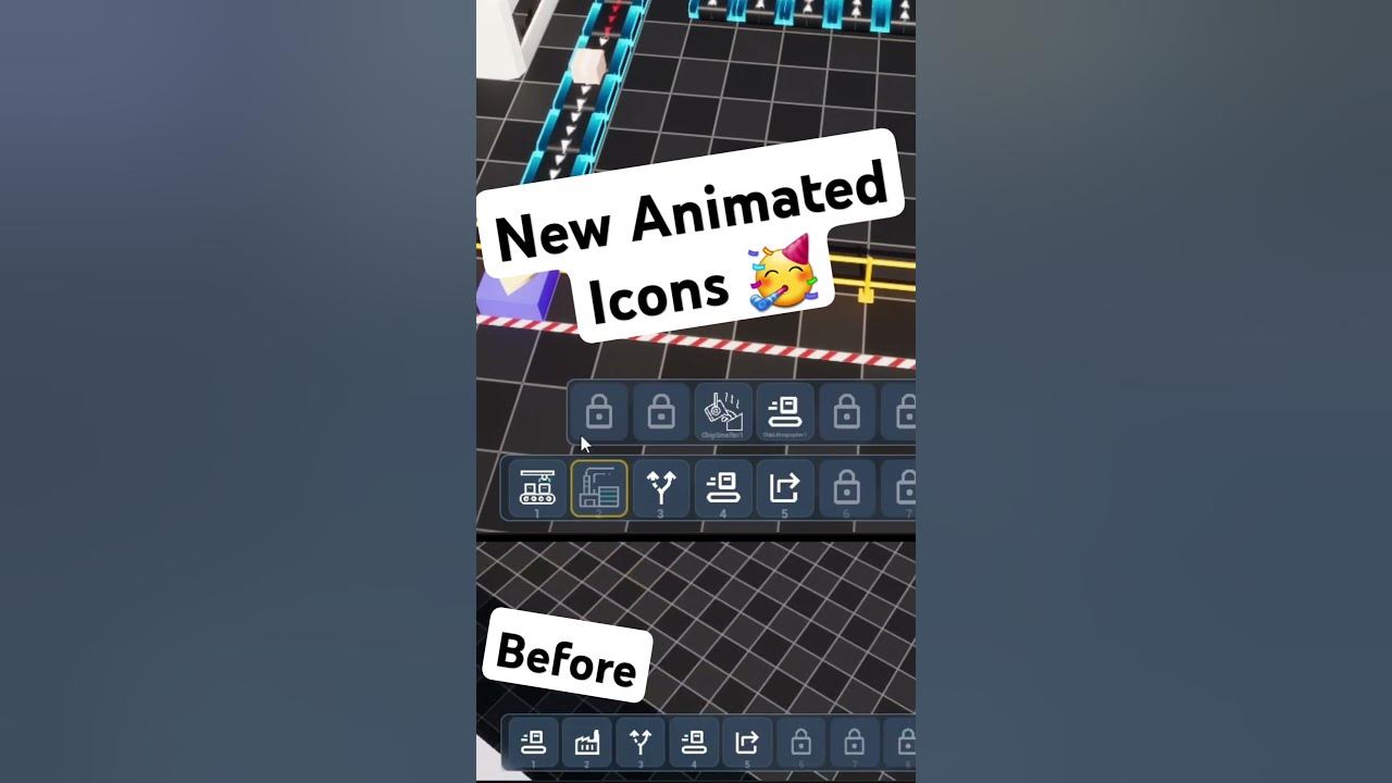 New Animated icons #gaming #unrealengine #factorio #indiegame #gamedev - YouTube