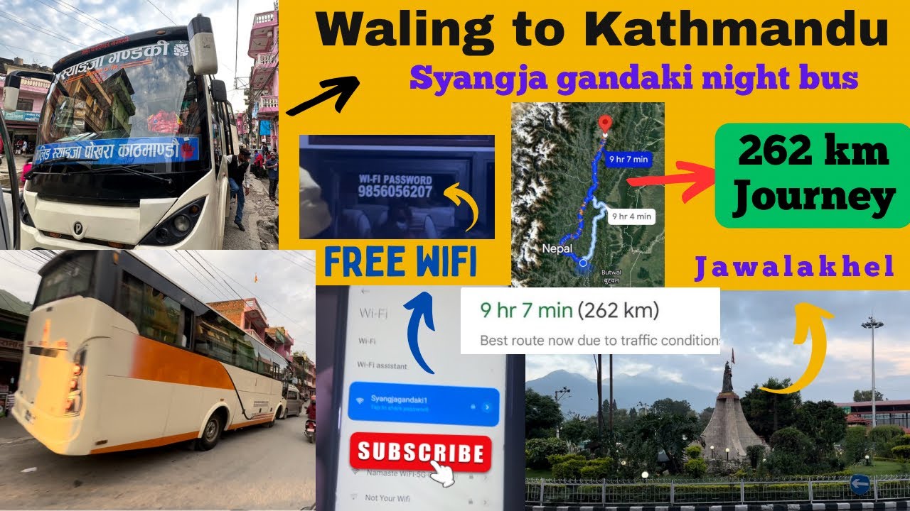 Waling to Kathmandu night bus journey ️ | Syangja Gandaki | JB VLOG ...