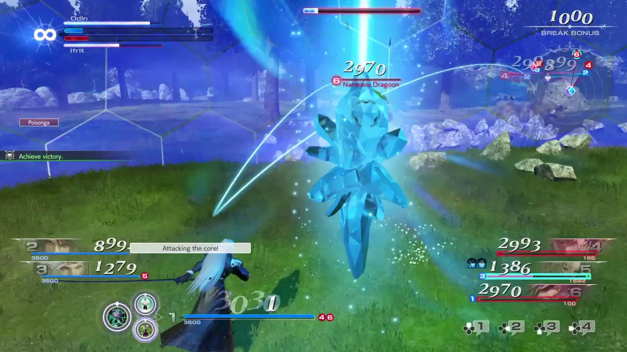 Dissidia Final Fantasy NT Beta Gameplay - YouTube