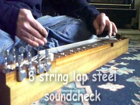 homemade 8 string lap steel guitar - YouTube