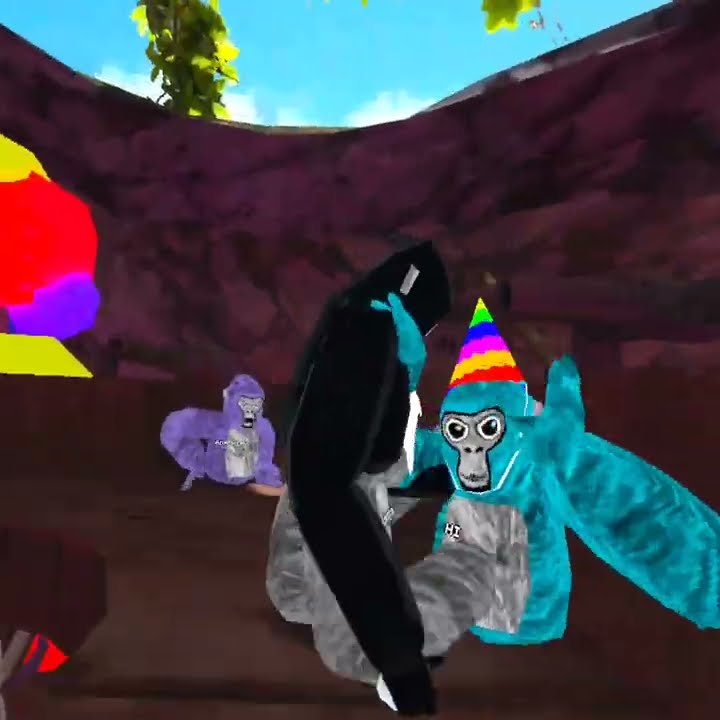 Minigames Kid Invades My Treehouse In Gorilla Tag - YouTube