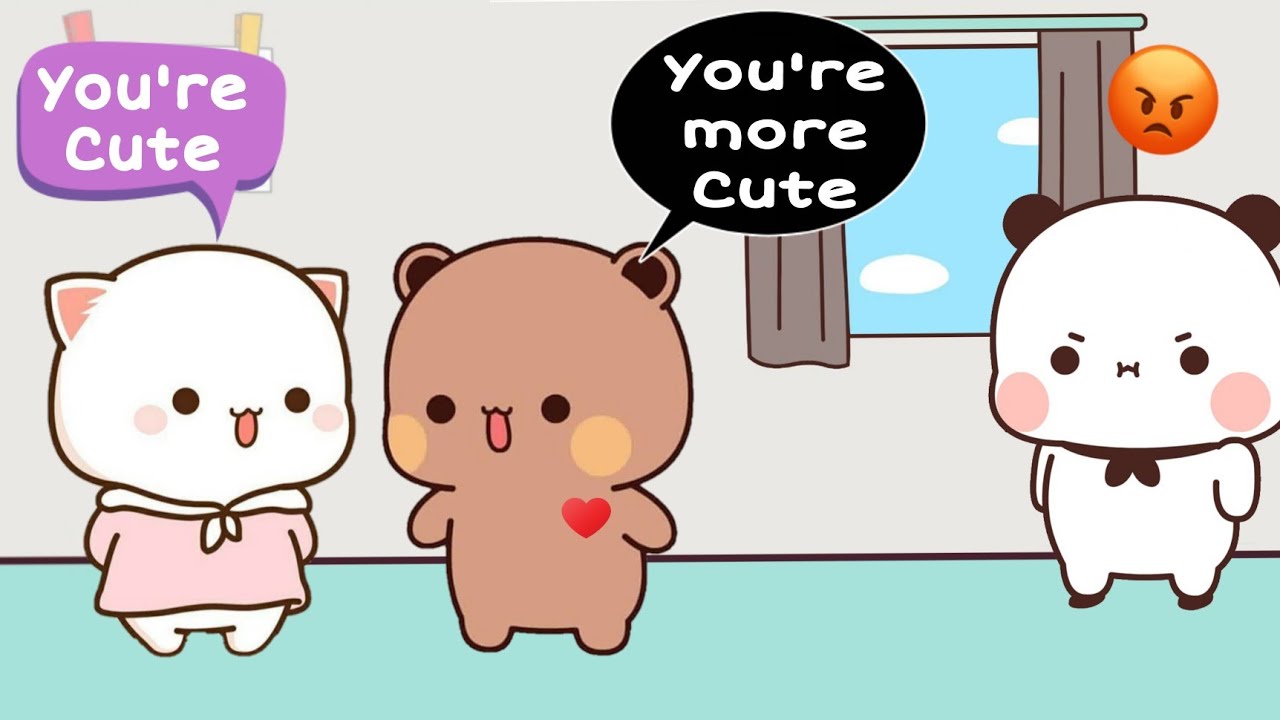 Bubu Caught Dudu FLIRTING with her Friend 😱 |Bubu Dudu| |Peach Goma ...