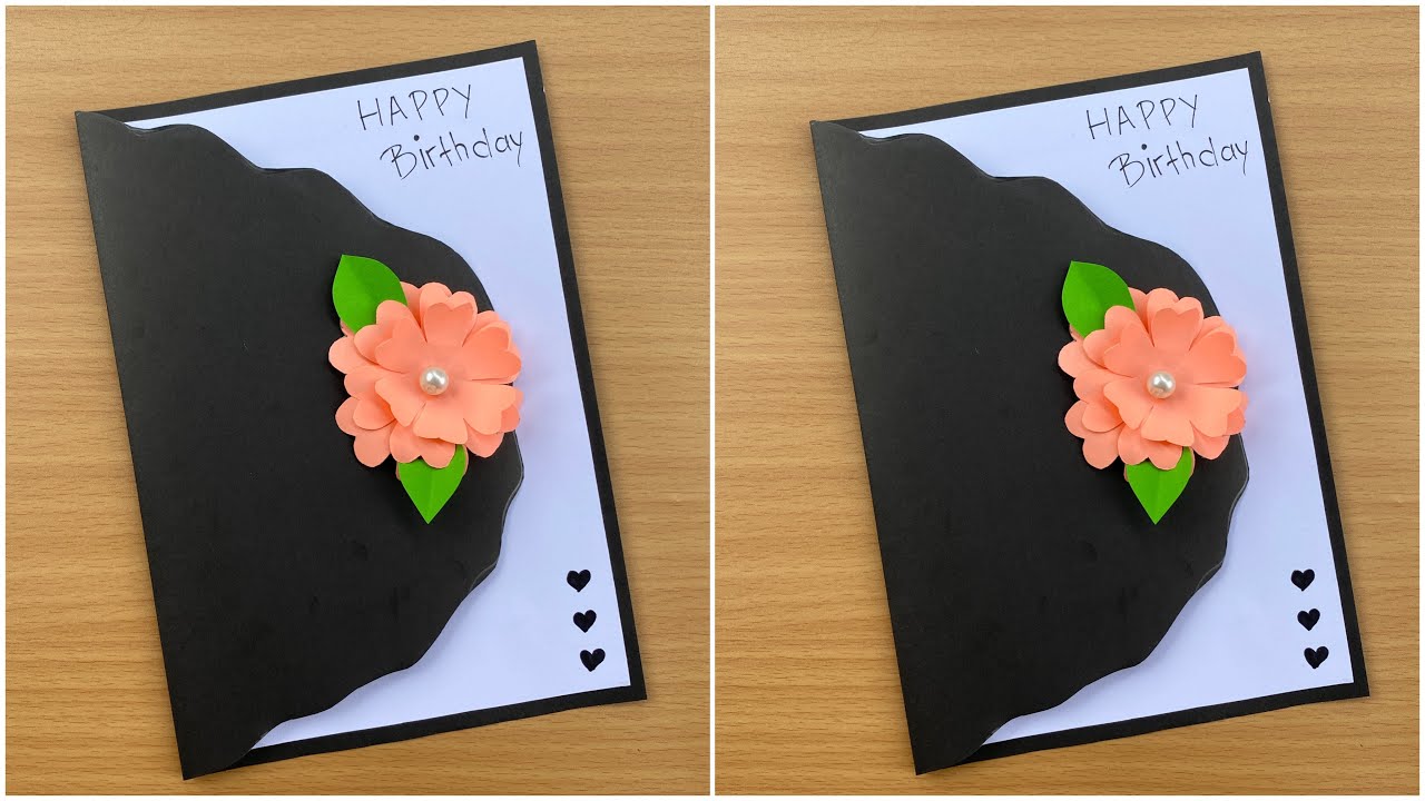 DIY Birtday Card / Easy Birthday Card Tutorial - YouTube