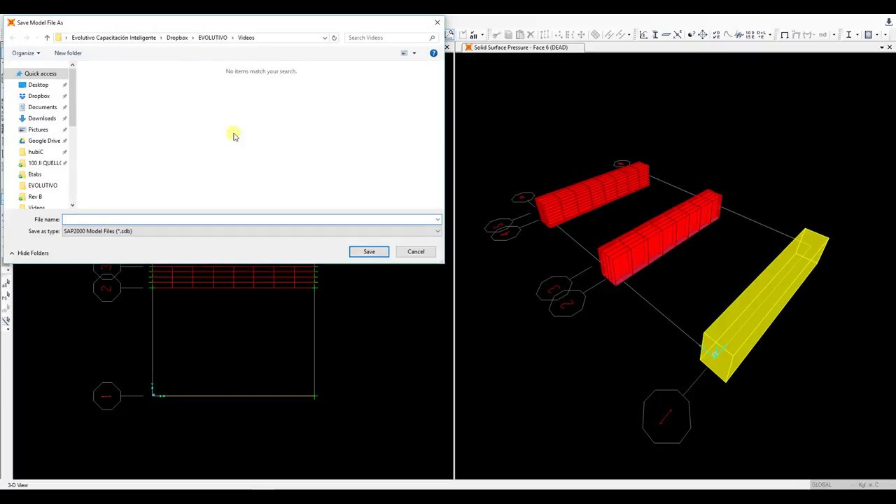 Section Cut SAP2000 - YouTube