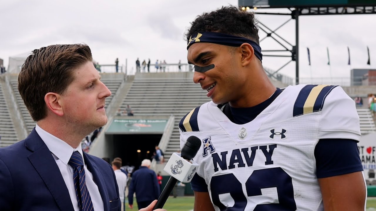 Navy Football Interview: Nathan Kent vs. UAB - YouTube