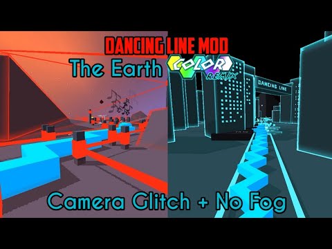 Dancing Line Mod - The Earth Color Remix Camera Glitch + No Fog - YouTube