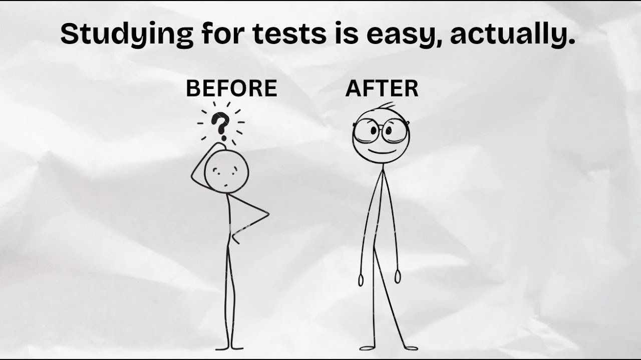 Studying for tests is easy, actually. - YouTube
