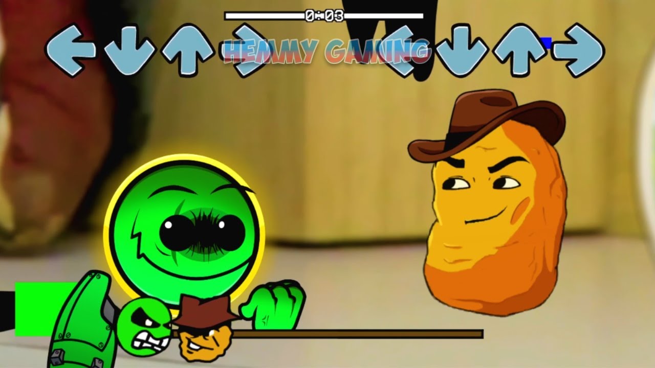 FNF NEW Geometry Dash 2.3 vs Twiddle Finger Sings Sliced Pibby | Fire ...