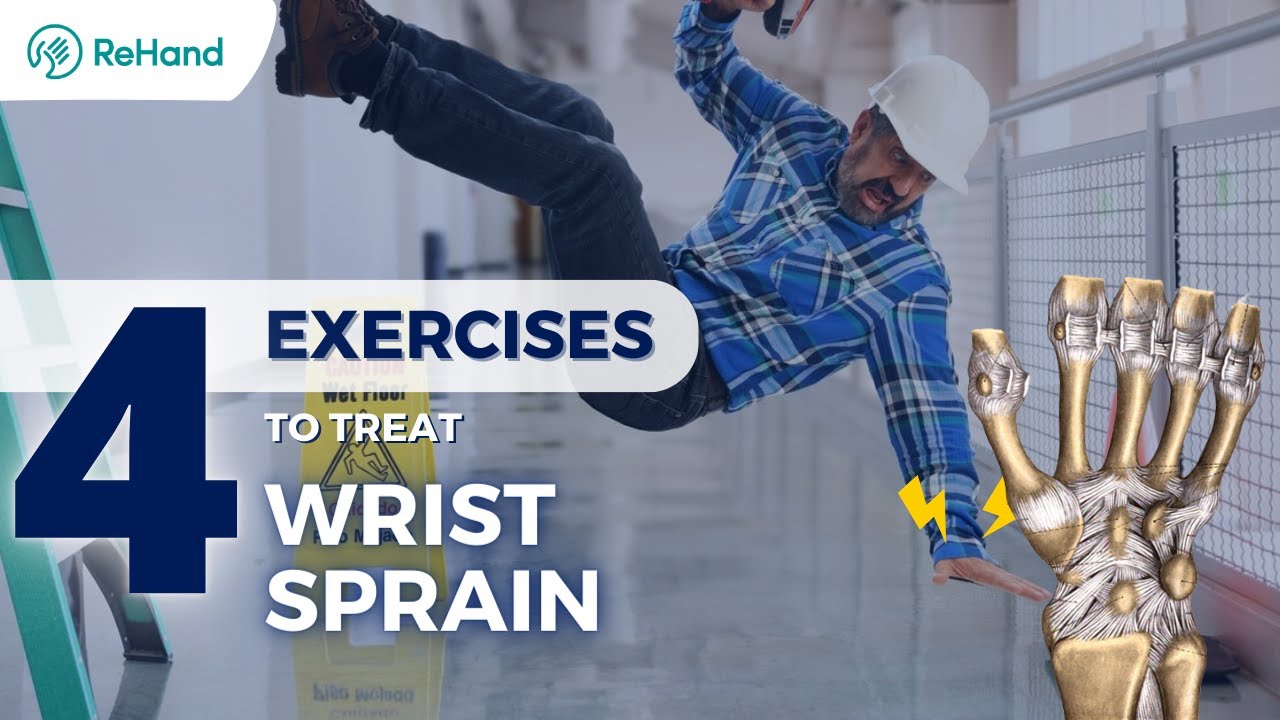 4 Exercises for Wrist Sprains | Hand Therapy - YouTube