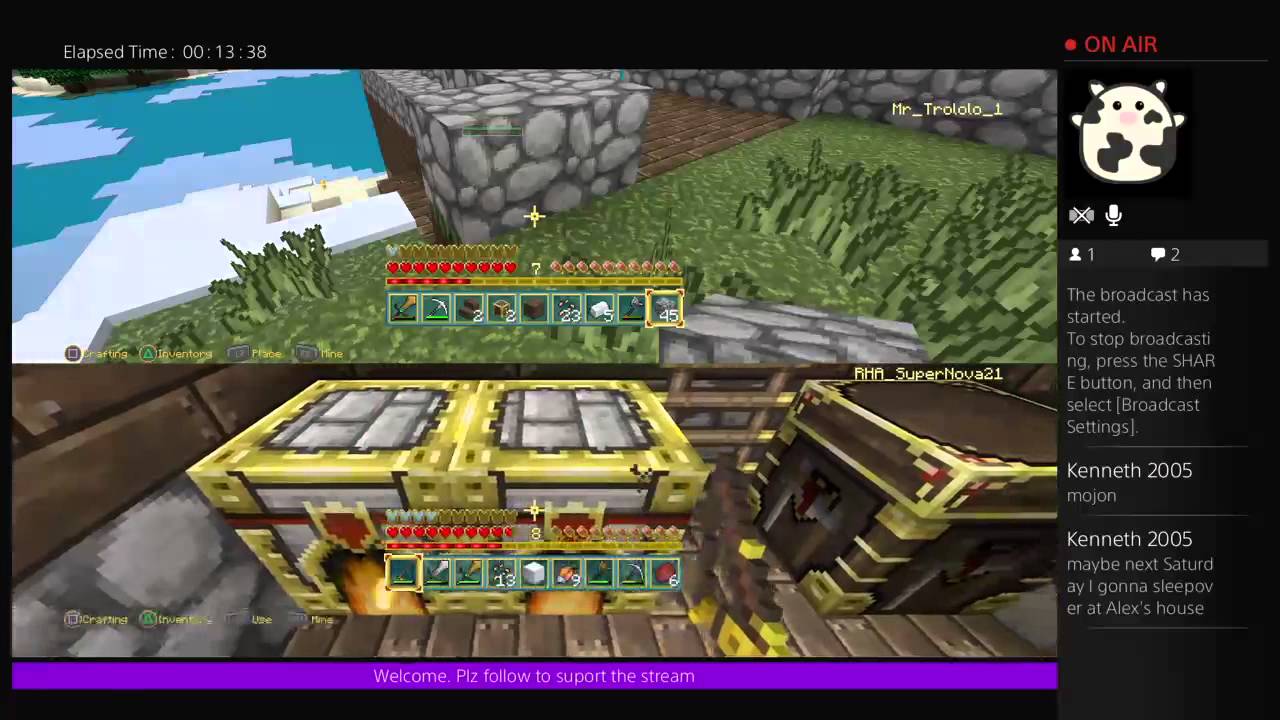 Minecraft 2 players series lets play ep3 - YouTube