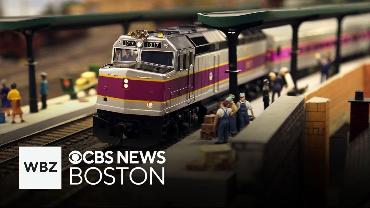 Model train museum brings mini Boston neighborhoods to life - YouTube