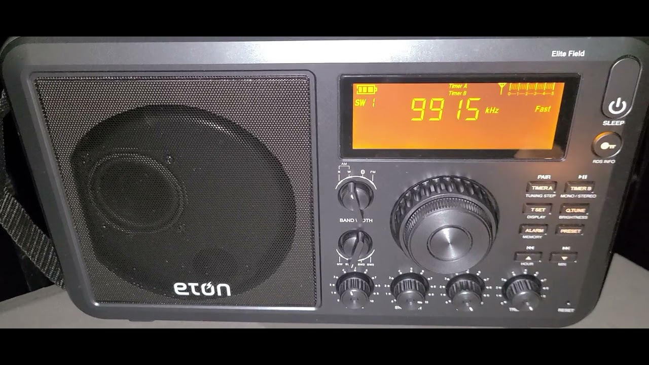 Eton Elite Field BT Radio excellent reception of BBC World Service 9915 ...