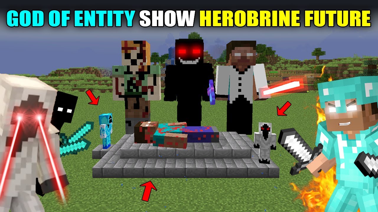 Herobrine End Is Done 😱 Because God Of Entity Showed The Future