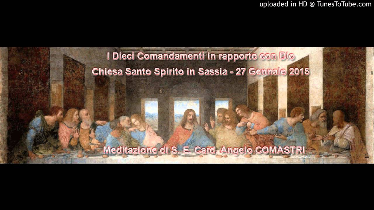 I Dieci comandamenti - Card. Angelo COMASTRI - YouTube
