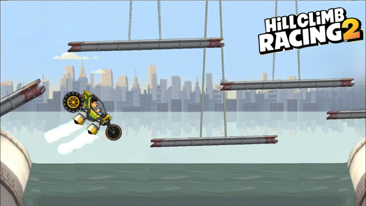 Flying trough Intense City with Rotator | Hill Climb Racing 2 - YouTube
