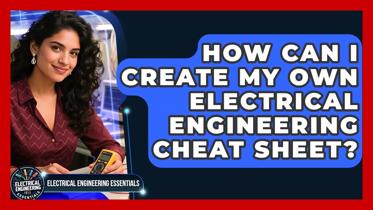 How Can I Create My Own Electrical Engineering Cheat Sheet? | Electrical Engineering Essentials ...