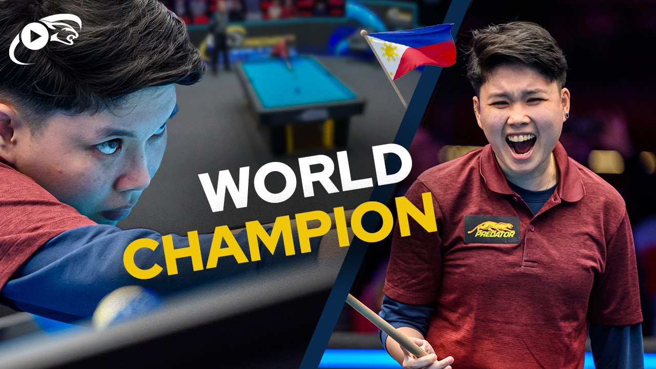 Chezka Centeno becomes World 10-Ball Champion! 🇵🇭 🏆 - YouTube