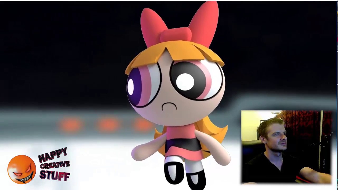 Powerpuff girls 3D step 2 - setting up reference material - 3DS MAX ...