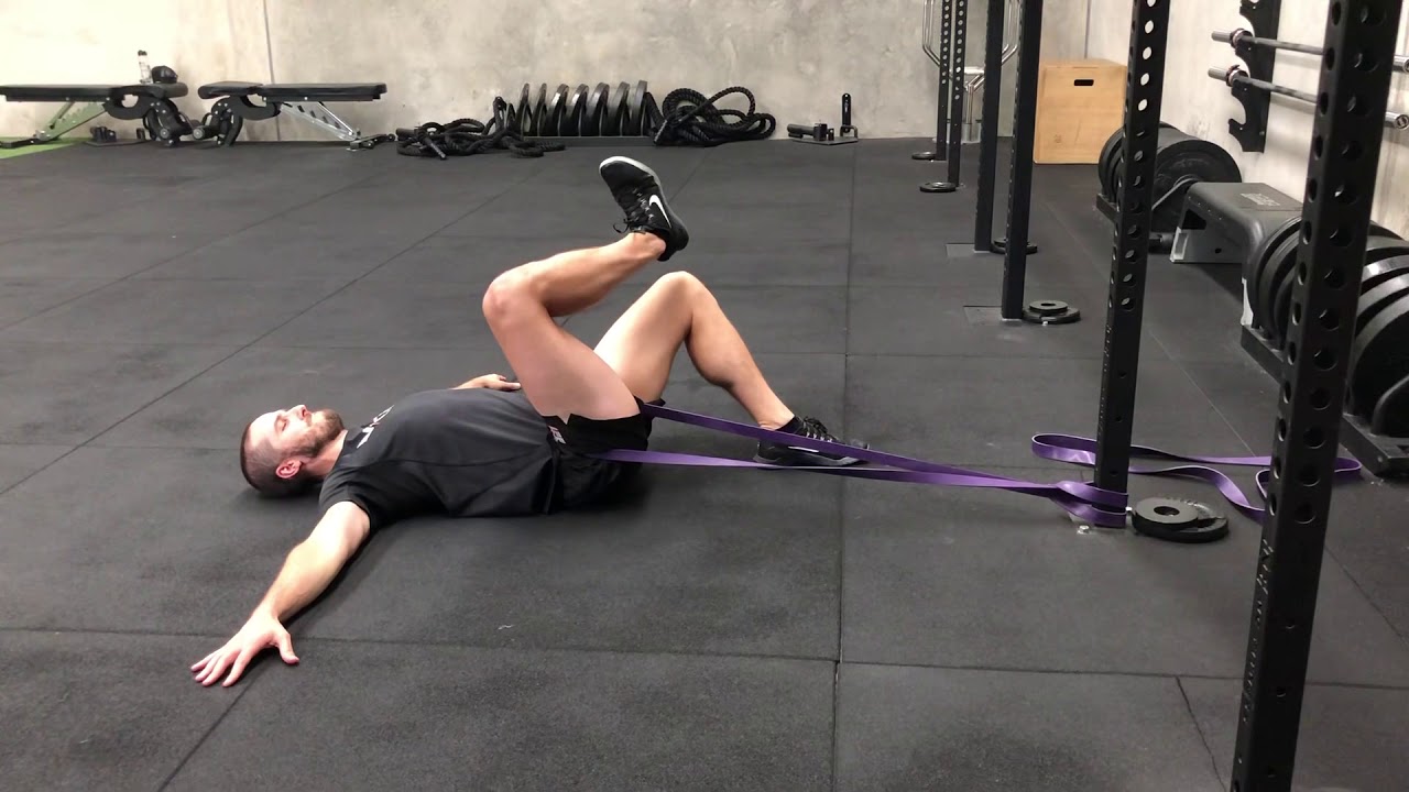 Hip Band Distraction Internal & External Rotation - YouTube