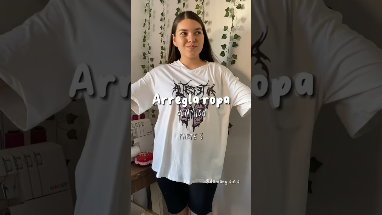 Arreglando el cuello de una playera arregla ropa conmigo - YouTube