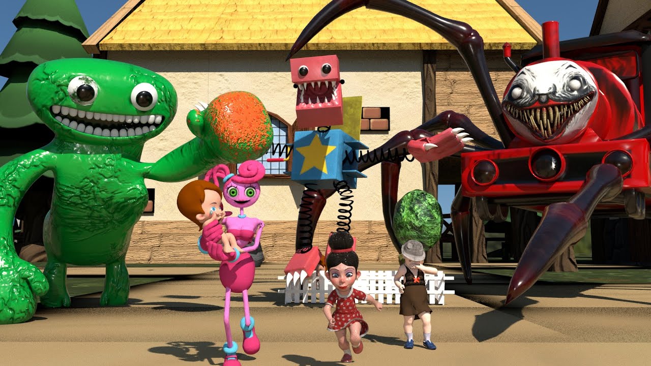 Team Cho-Cho Charles VS Garten Of Ban vs Boxy Boo Chasing Mommy Long ...