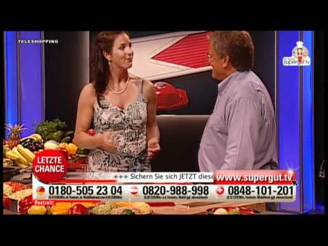 Ridiculous: German Hypnosis Television Commercial using Jumpcuts etc. PRO Edelstahl V-Hobel Set