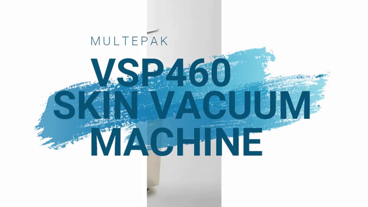 Skin vacuum machine with cryovac tray - YouTube