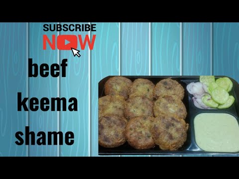 beef keema shame kabab recipe Cooking with hamna - YouTube