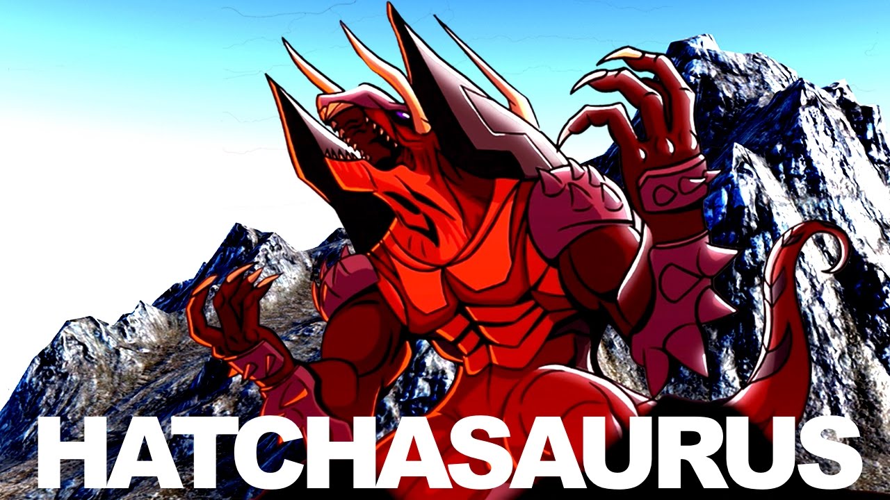 Mighty Morphin Power Rangers: Mega Battle -vs- HATCHASAURUS - YouTube