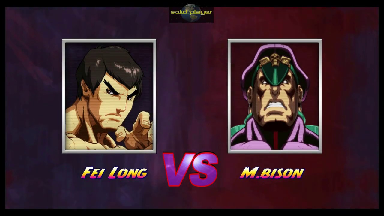 Fei Long vs M.Bison - Super Street Fighter II Turbo HD Remix - YouTube