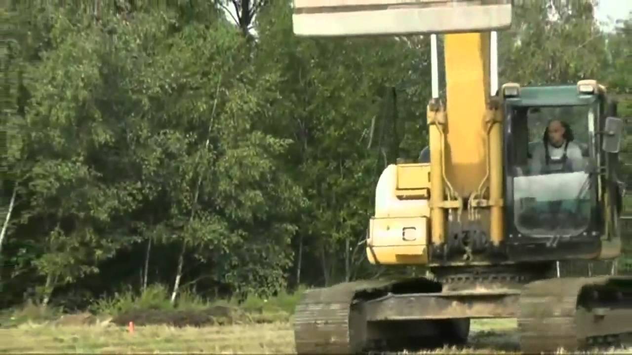 New Construction of the SP Headquarters, Part 1: Earthworks - YouTube