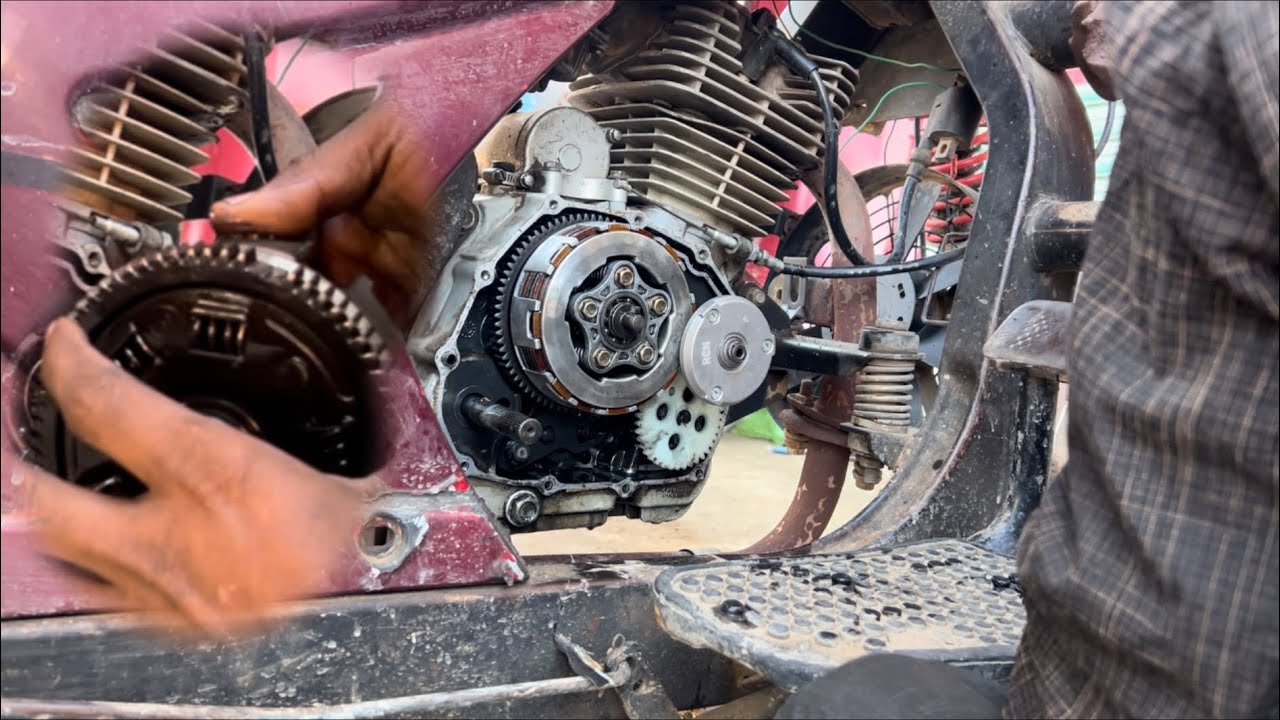 Clutch box install in 150cc loudar #pakistan #automobile #india # ...